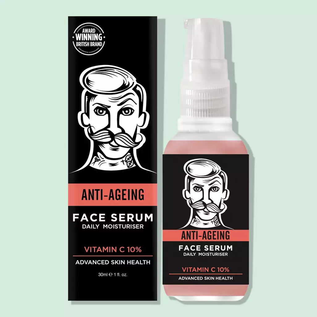 Barber Pro Anti ageing serum serum przeciwzmarszczkowe do twarzy z witamin C 30ml sklep Menspace