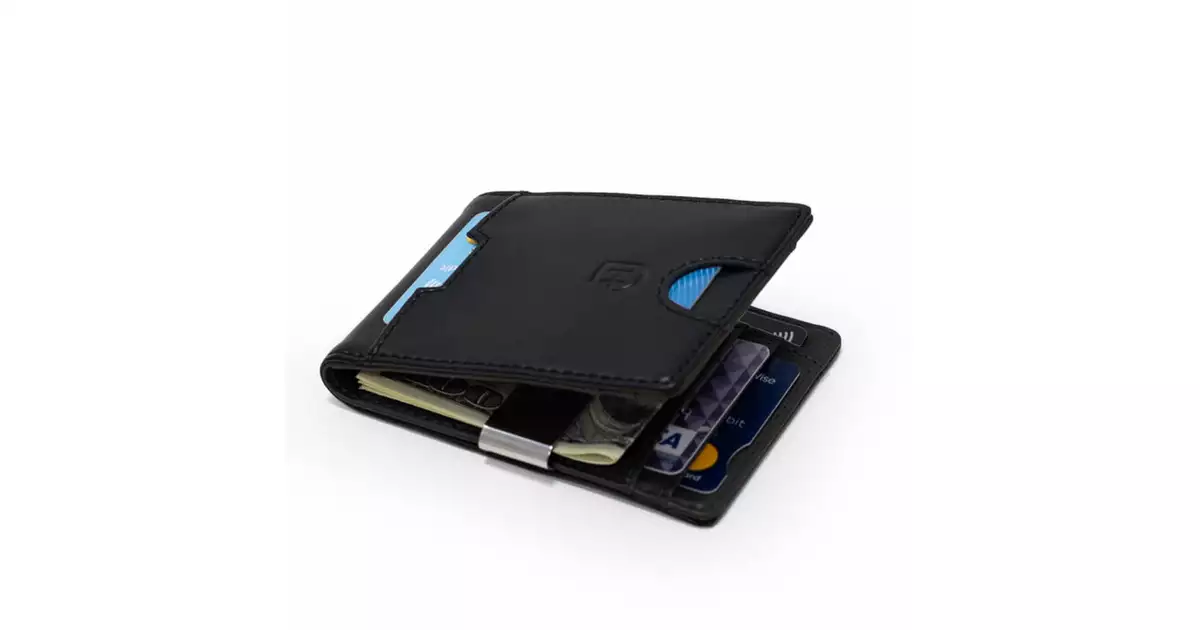 James Hawk Smart Wallet Black - Portfel w kolorze czarnym - sklep Menspace