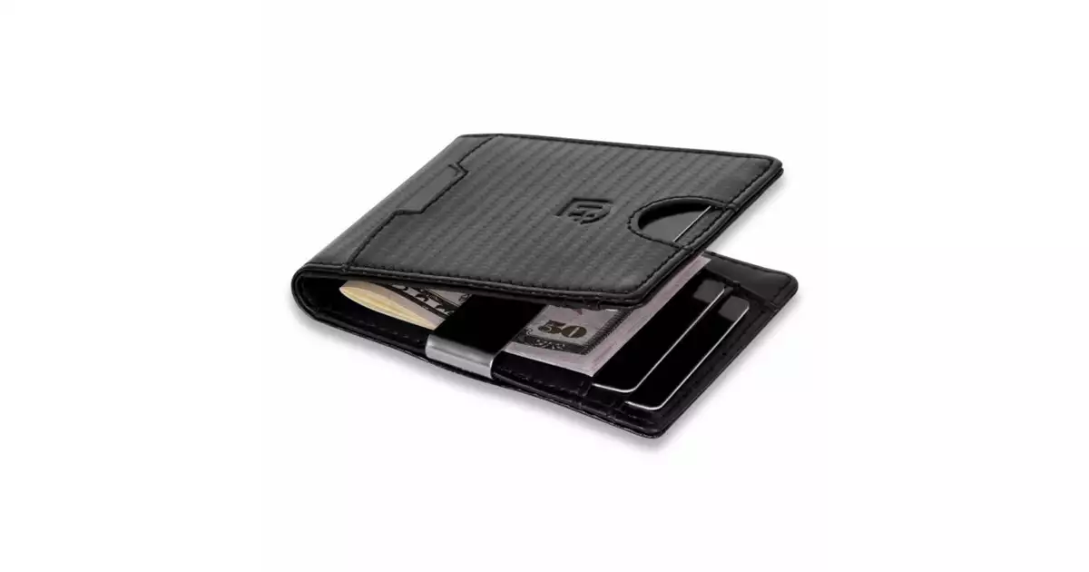 James Hawk Smart Wallet Carbon - Portfel w kolorze czarnym - sklep Menspace