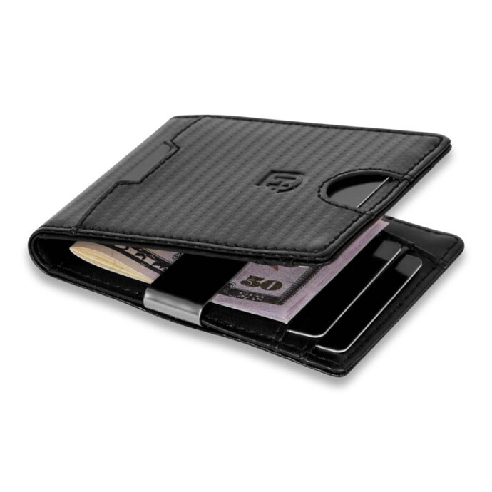 James Hawk Smart Wallet Carbon - Portfel w kolorze czarnym - sklep Menspace